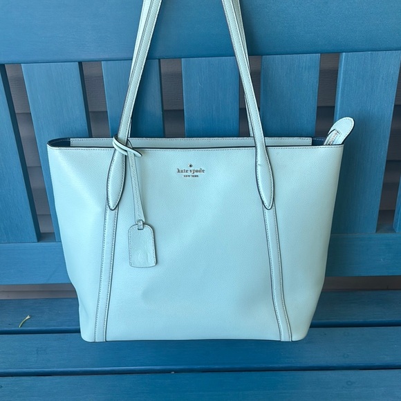 kate spade | Bags | Kate Spade Cream Tote With Structured Design | Poshmark